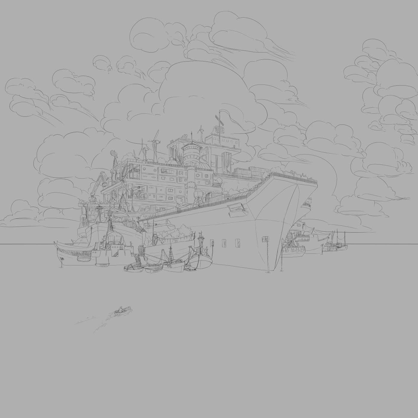 Proof of Concept Artwork created for Solarpunk project with Peculiar ...