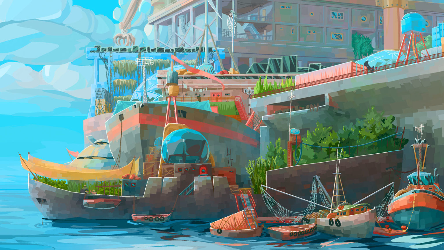 Proof of Concept Artwork created for Solarpunk project with Peculiar ...