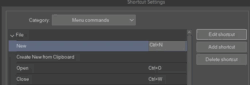 Customizing Shortcuts (and more) in Clip Studio Paint – the portable city